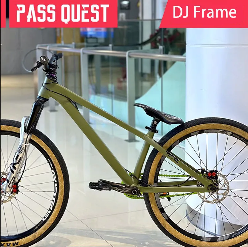 PASS QUEST Liga De Alumínio PQ DJ Duro Cauda Quadro Dirt Jump 26 ...
