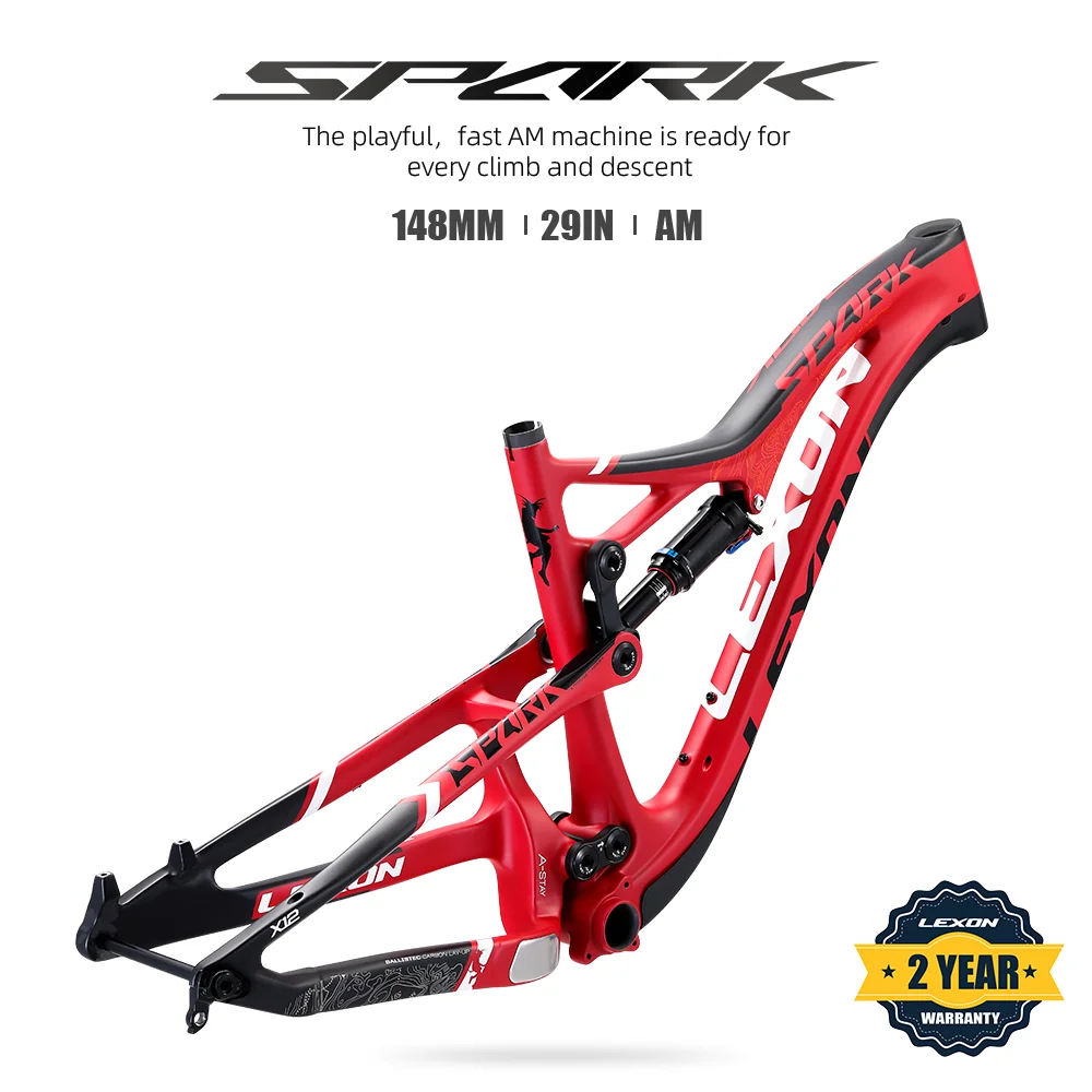 Lexon-SPARK-Dual-Suspension-Bicycle-Frames-29ER-Full-Carbon-All ...