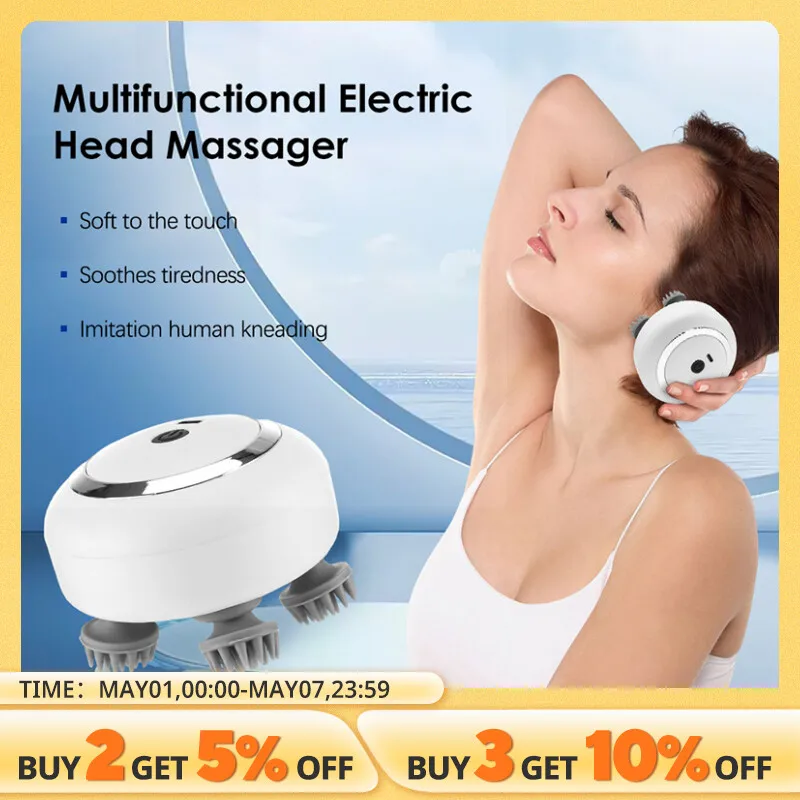 Multi-Claw-Head-Massager-Electric-Relaxation-Shoulder-Leg-Arm-Neck-Deep ...