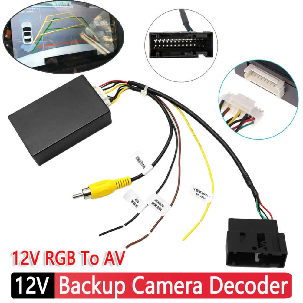 For-VW-RCD510-RNS510-RNS315-12V-Parking-Camera-Decoder-RGB-To-AV ...