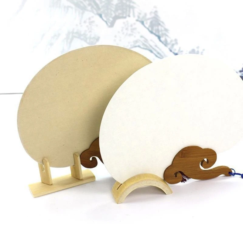 Traditional-Chinese-Bamboo-Fan-Stand-for-Home-Desktop-Decoration-Fan ...