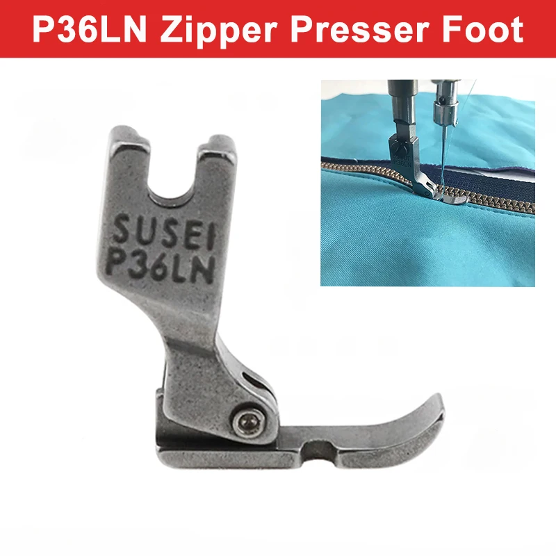 P36LN-Zipper-Presser-Foot-for-Singer-Brother-Juki-Industrial-Lockstitch ...