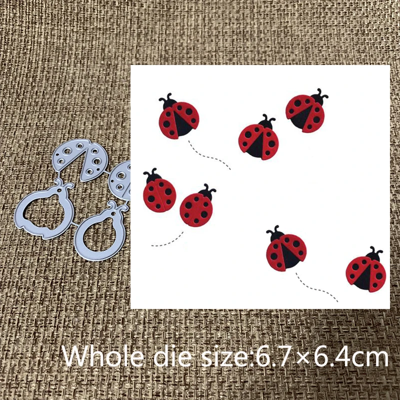 New Design Craft Metal Cutting Dies cut die Mini Ladybugs Insect ...