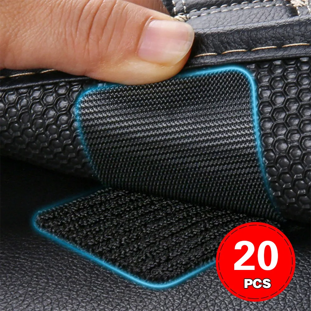 20-50PCS-Car-Floor-Mat-Fixing-Stickers-Self-Adhesive-Fastener-Sticker ...