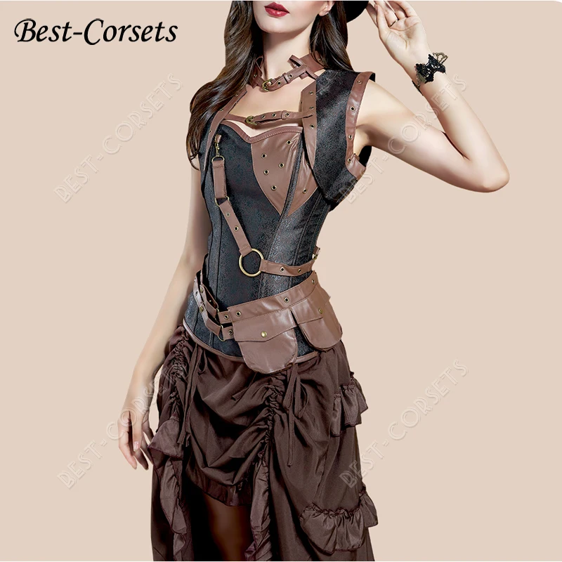Steampunk Corset Plus Size