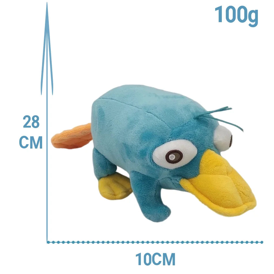 28CM New Perry The Platypus Plush Toys Anime Stuffed Animals Duck Dolls ...