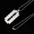 Hot Fashion Stainless Steel Padlock Lock Chain Necklaces Razor Blade ...