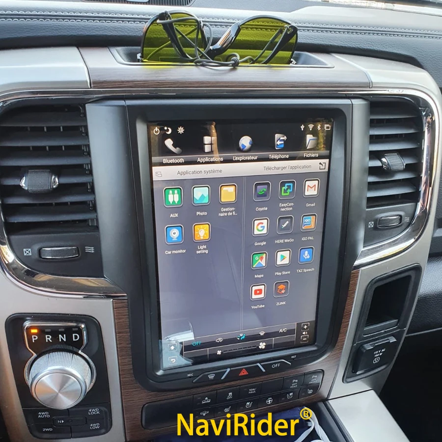 128GB Car Android IPS Screen For Dodge RAM 1500 2011-2017 Tesla Radio ...