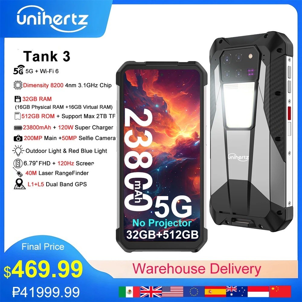Unihertz-Tank-3-by-8849-Rugged-Smartphone-32GB-512GB-23800mAh-120W ...