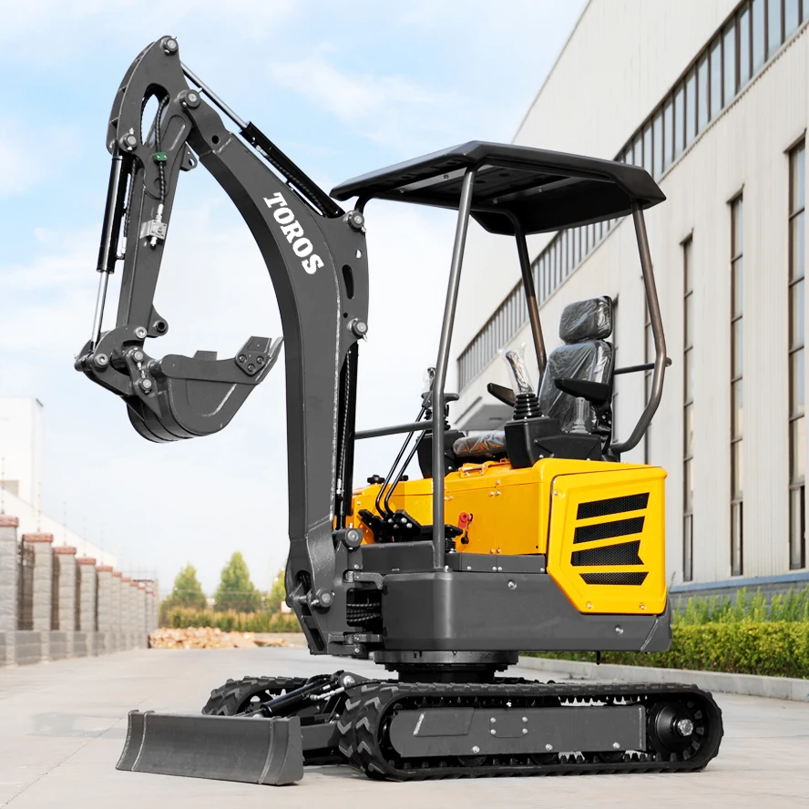 China-Mini-Excavator-2ton-Home-Use-Compact-Digger-Bagger-For ...