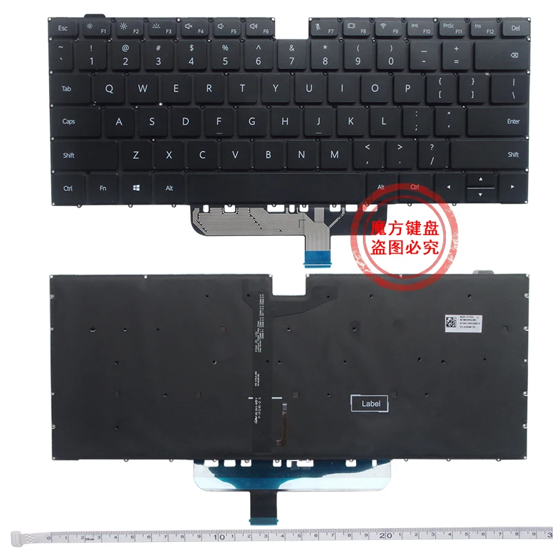 New US Keyboard Backlit for Huawei D14 D15 MateBook D 15 BOHK-WAX9X ...