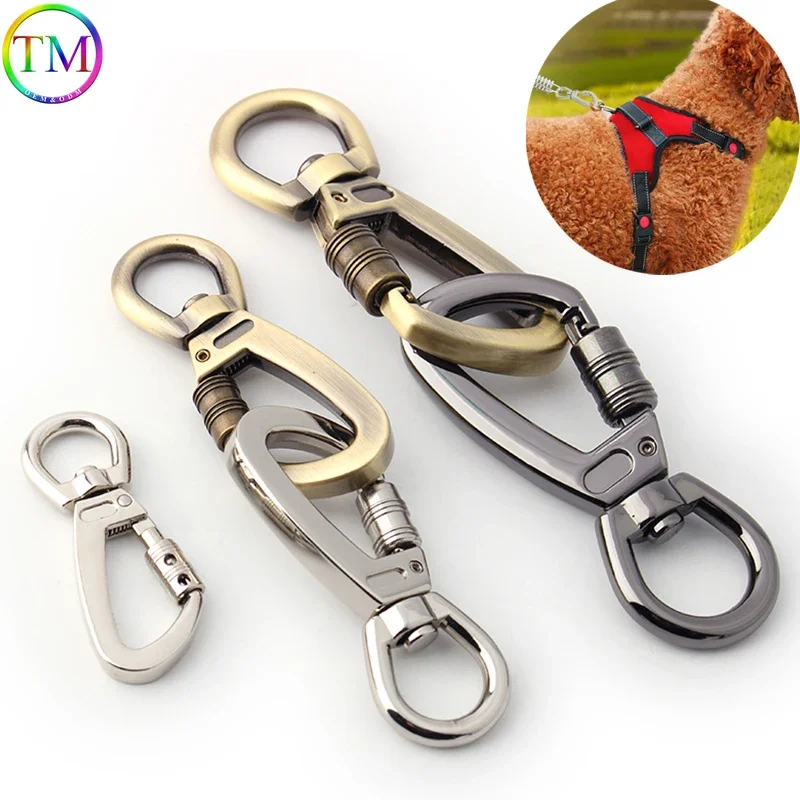 Heavy Duty Alloy Metal Swivel Snap Hook Tight Strong Dog Metal Buckle ...