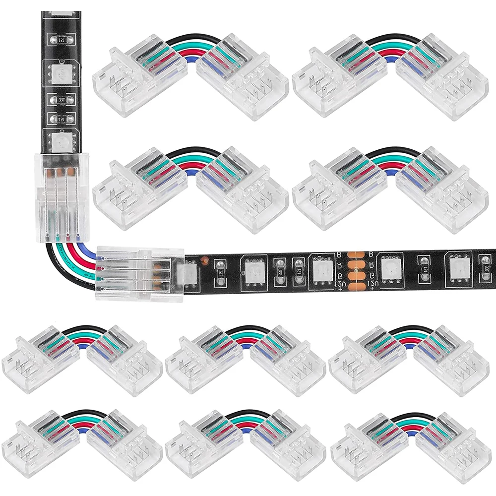 Adjustable-Right-Angle-Corner-L-Shape-LED-Connector-2-3-4-5-6-Pin-For ...