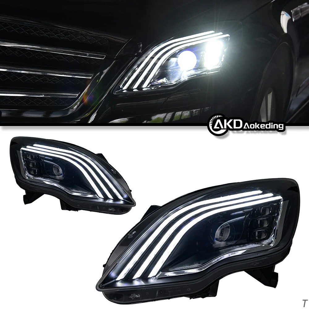 AKD-Headlights-For-Benz-W251-R300-R320-R400-Maybach-Styling-LED-Daytime ...