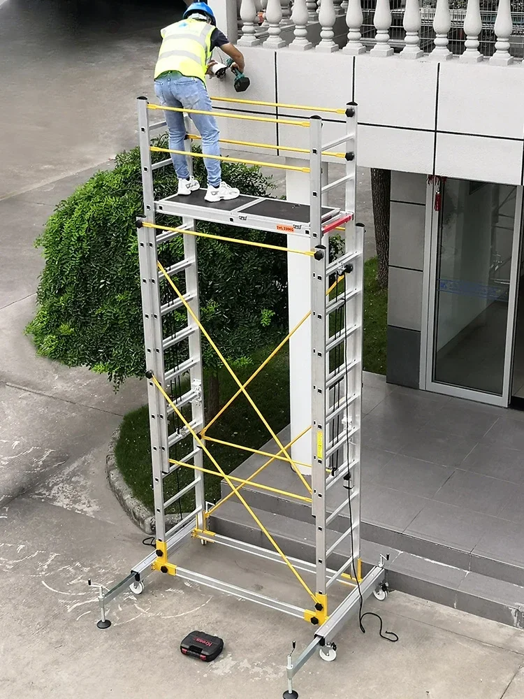 Aluminum-alloy-scaffold-elevator-telescopic-ladder-folding-and-moving ...