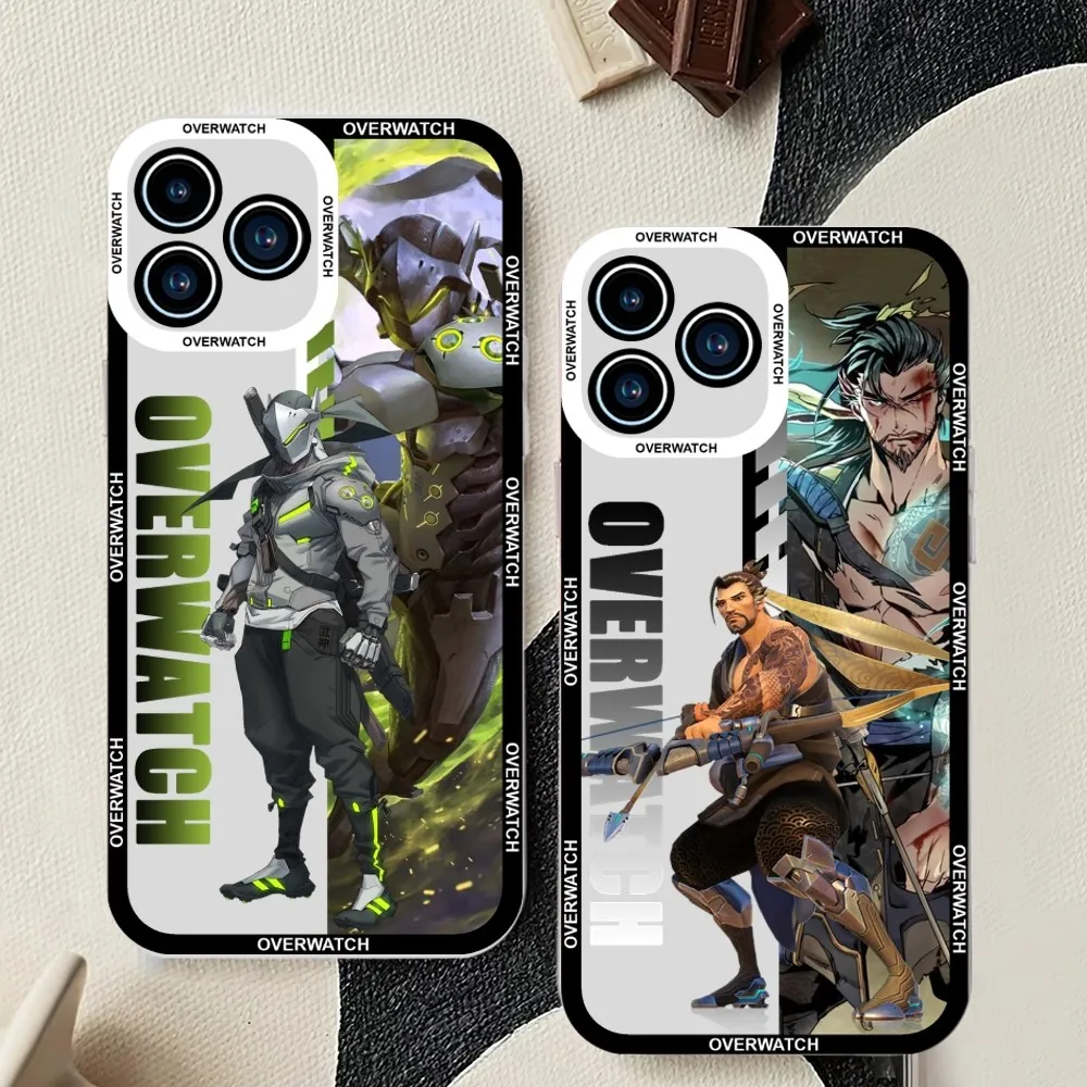 Overwatch-Game-Phone-Case-para-Samsung-Galaxy-Shell-Transparente-S23 ...