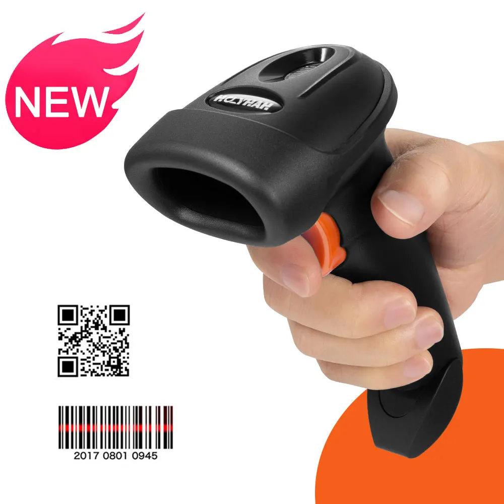 N2 1D 2D Wired USB Barcode Reader N2B Wireless 2.4G Bluetooth Handheld Bar Code QR Code Scanner ...