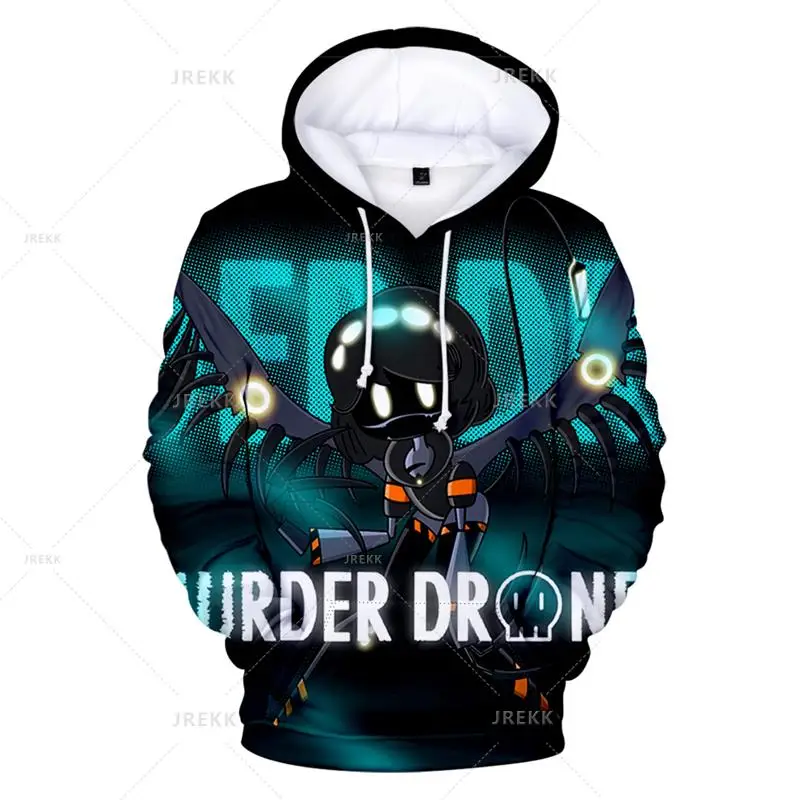 Murder Drones Skull Cartoon Hoodies | Murder Drones Plush Shop ...