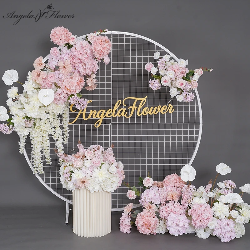 Wedding-Frame-Decor-Hanging-Floral-Arrangement-Event-Table-Centerpiece ...