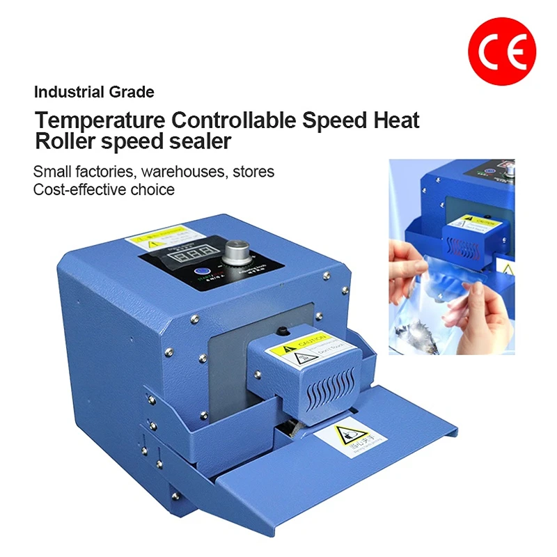 Small Automatic Roller Sealing Machine Tea Bag Aluminum Film Bag Heat ...