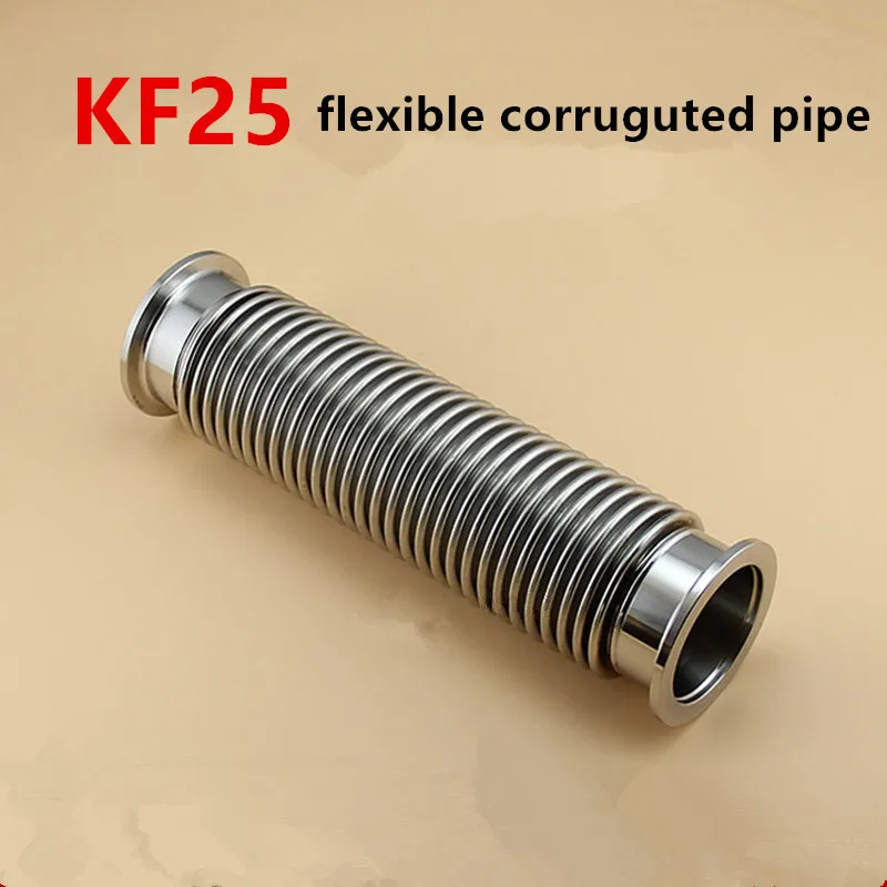 KF25-Vacuum-Bellows-Flexible-Bellows-85-1000mm-Length-Retractable ...