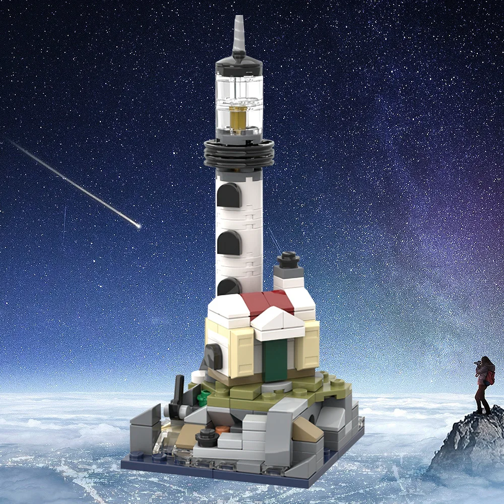 Bloques de construcción lindejuan Mini Lighthouse 208 piezas | Walmart ...