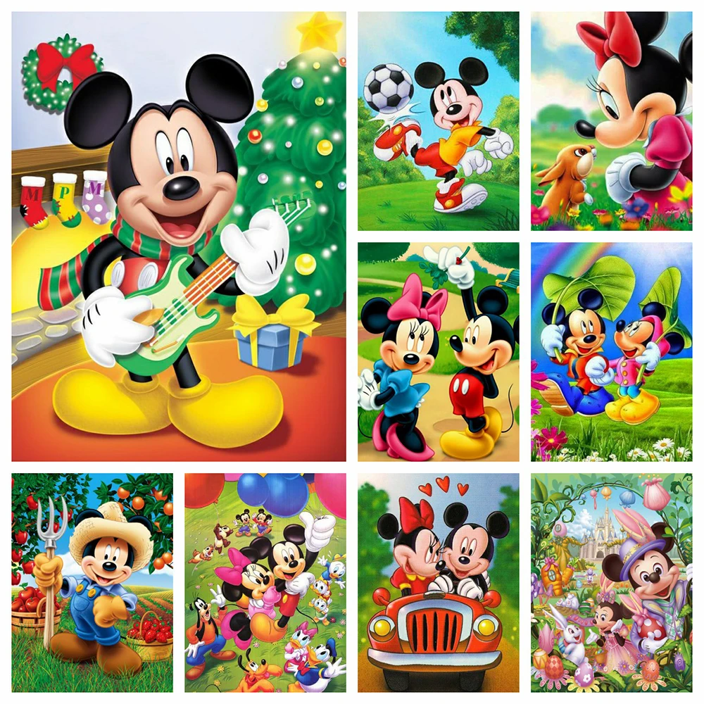 Disney-DIY-Oil-Painting-Mickey-Mouse-New-Arrivals-Painting-By-Number ...