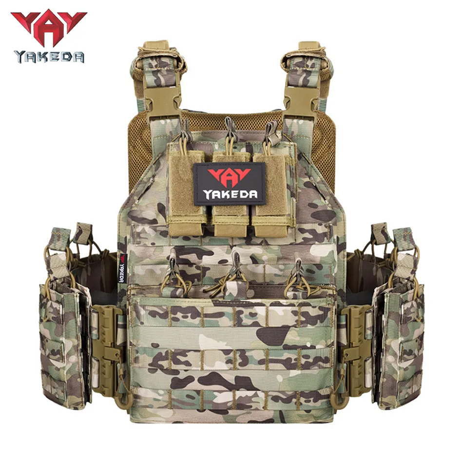YAKEDA-Tactical-Quick-Release-Vest-Outdoor-1000D-Breathable-Camouflage-Hunting-CS-Equipment ...