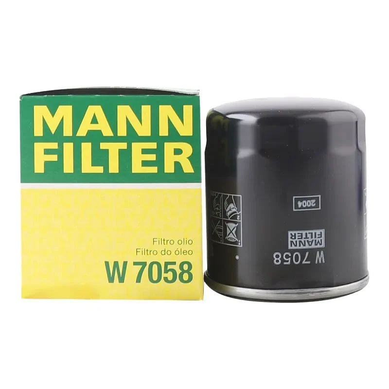 MANNFILTER W7058 Oil Filter Fits PEUGEOT 206 2007 2008 407 CITROEN C4 ...