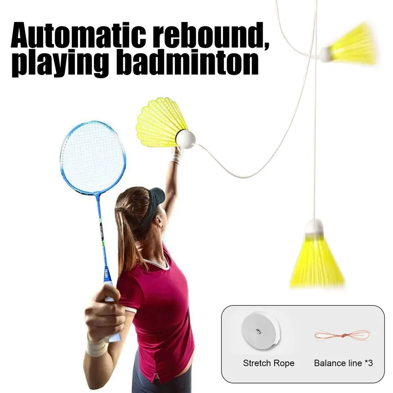 Badminton Trainers Stretch Professional Badminton Machine Robot Racket ...