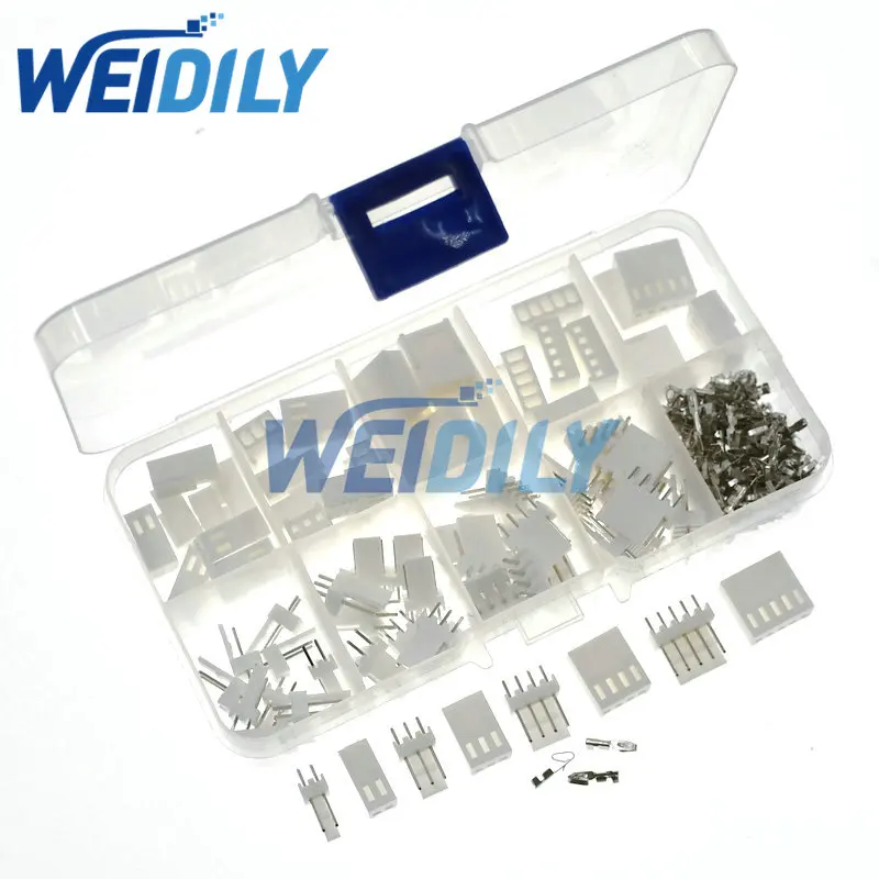 KF2510-Kits-230PCS-40Sets-Straight-Pin-2p-3p-4P-5pin-2-54mm-Pitch ...