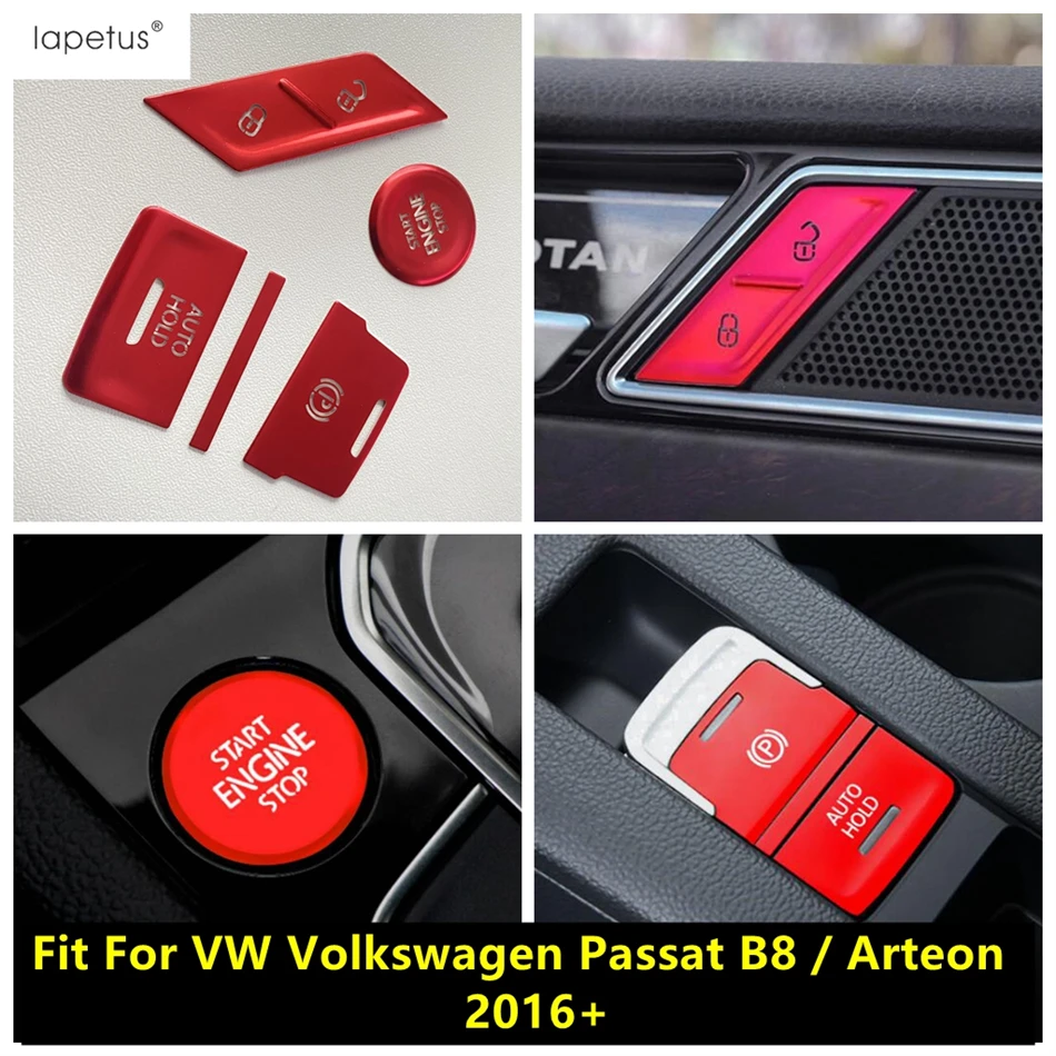 Electronic Handbrake Parking Start Stop P Button Sequin Cover Trim ...