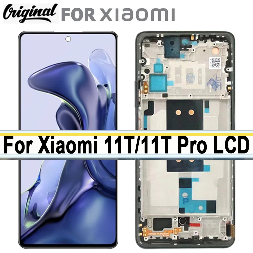Original-AMOLED-Display-For-Xiaomi-11T-Pro-2107113SG-LCD-Display-Touch ...