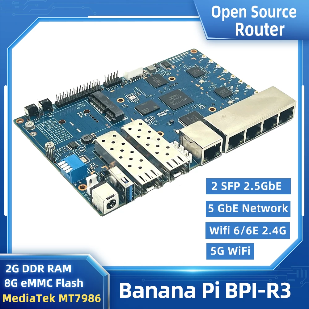 Banana Pi 8gb Emmc Flash | Banana Pi Bpi R2 Router | Banana Pi Router Board - Pi Bpi-r3 - Aliexpress