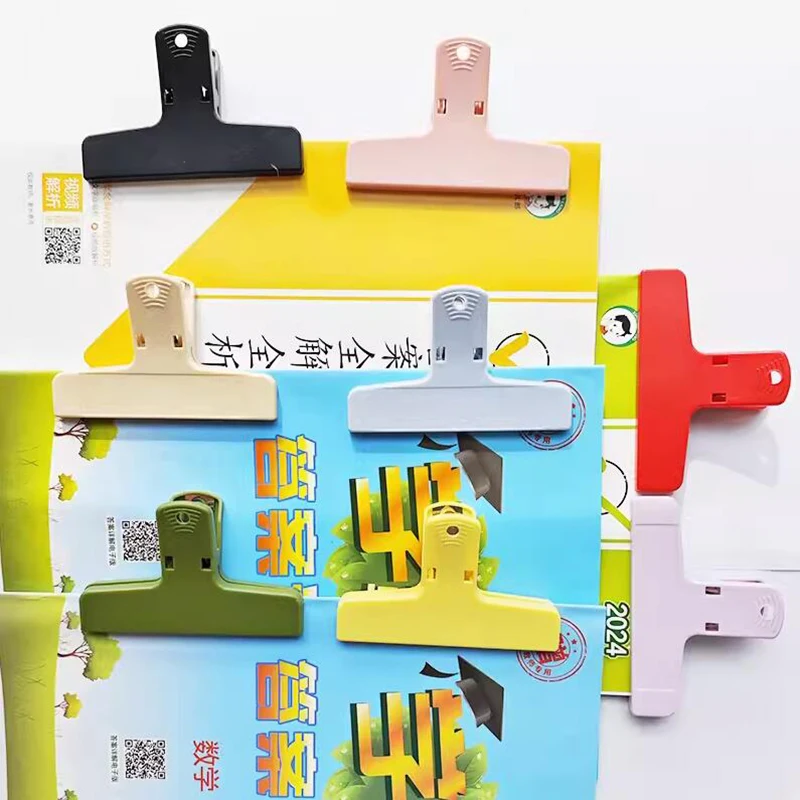 Colorful Plastic Binder Clips Paperclips File Documents Tickets Clips ...