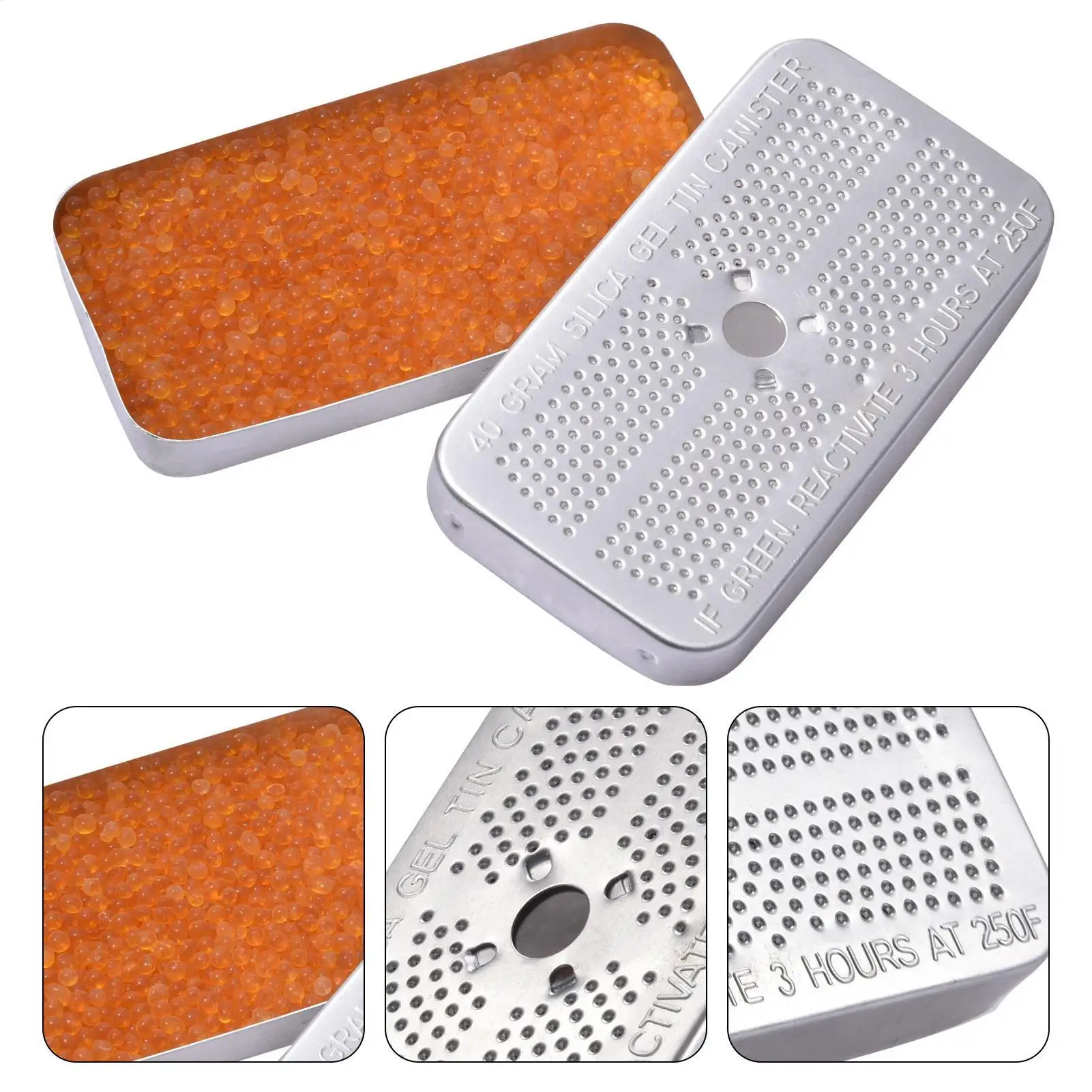 Car Aluminum Box Desiccant Silica Gel Dehumidifier Absorbers Desiccant ...