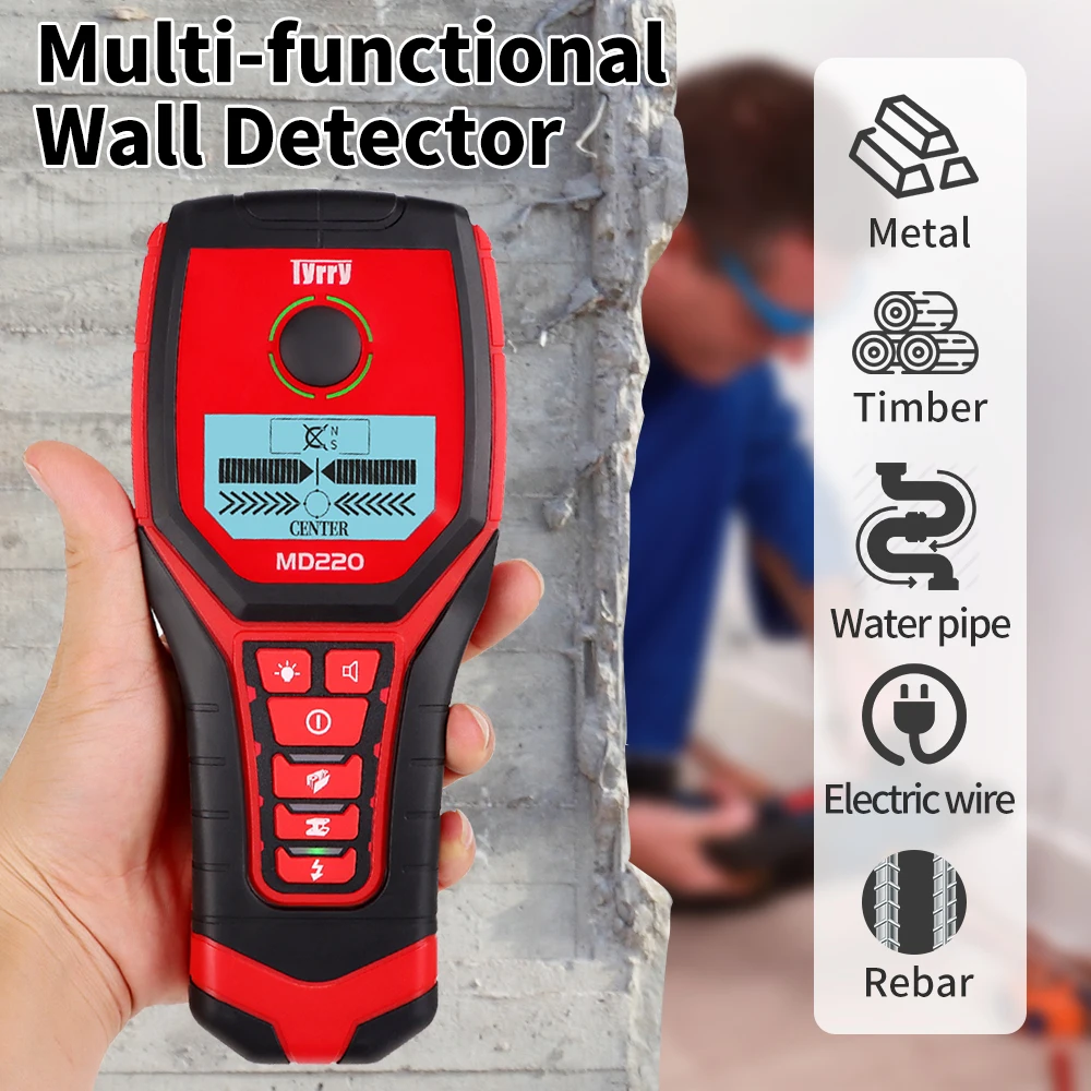 Parede-Stud-Finder-com-Medi-o-Profundidade-PVC-Water-Pipe-Scanner ...