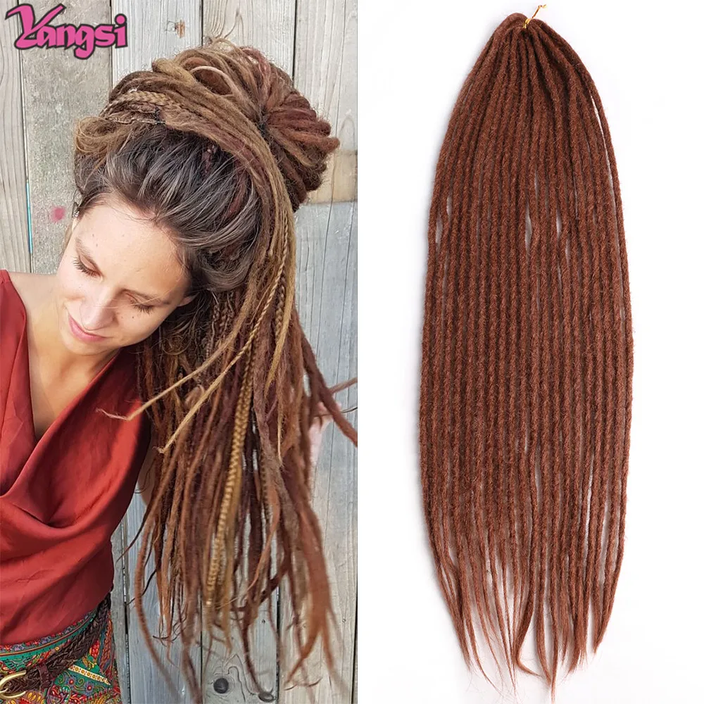 Full-Star-24-Ombre-Double-End-Dreadlocks-Synthetic-Hair-Braiding-Hair ...