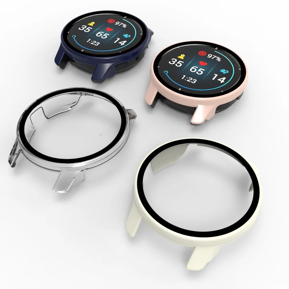 Hard-Edge-Shell-Glass-Screen-Protector-Case-For-Garmin-Venu-2-2S-40mm ...