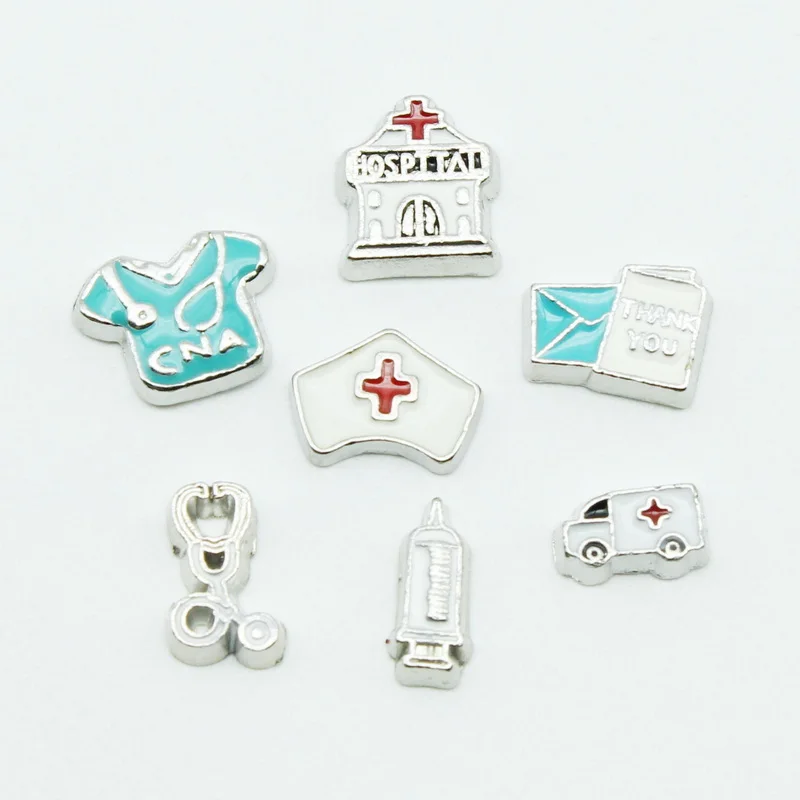20pcs/lot Hospitals Stethoscopes Nurse Hat Enamels Medicine Health ...