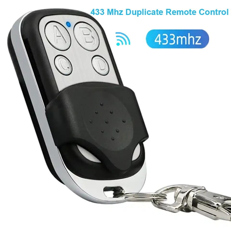 Universal 4 Buttons Garage Door Opener Remote Control 433MHZ Clone ...