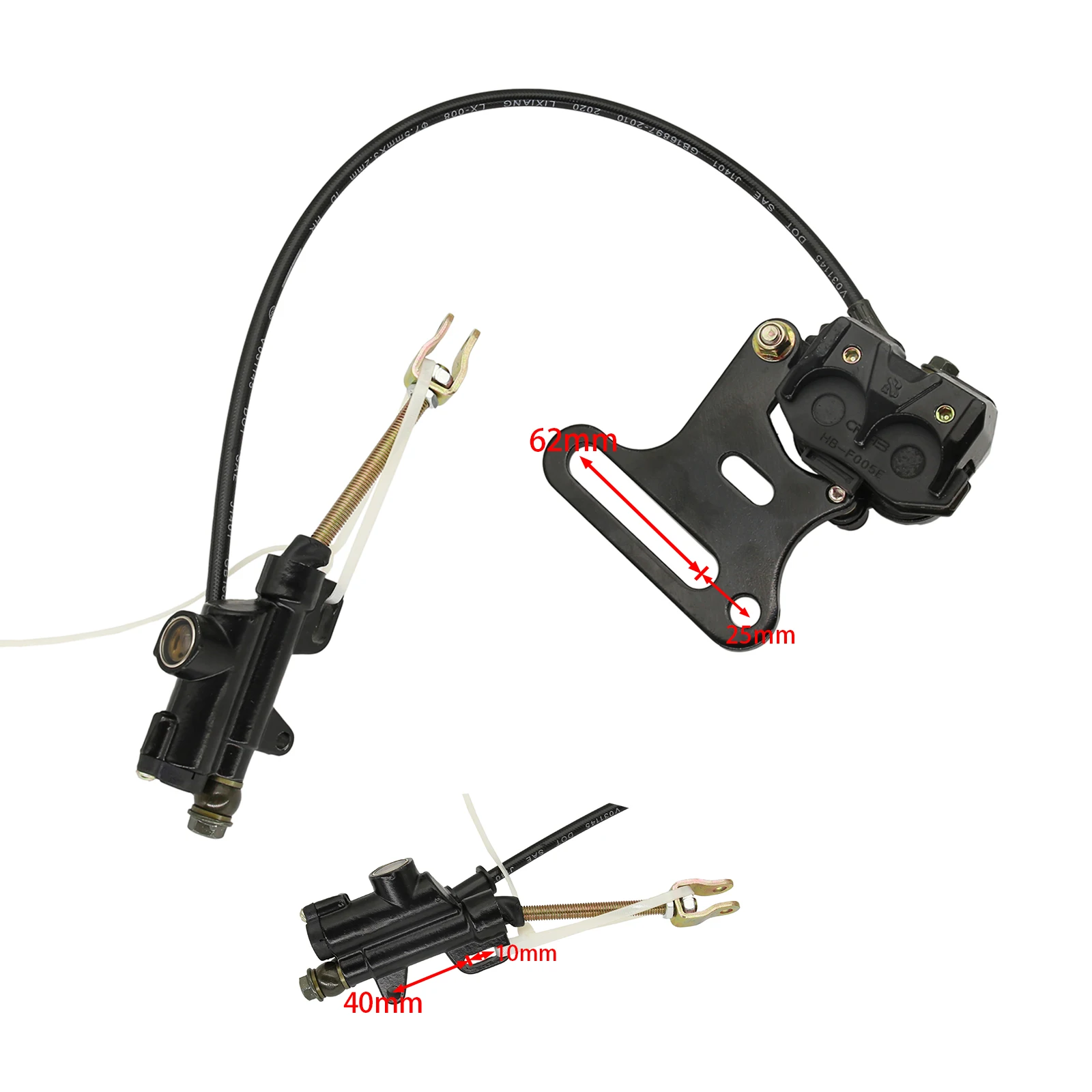Hydraulic Rear Foot Brake Assembly for CFR BBR KLX 50cc 110cc 125cc ...
