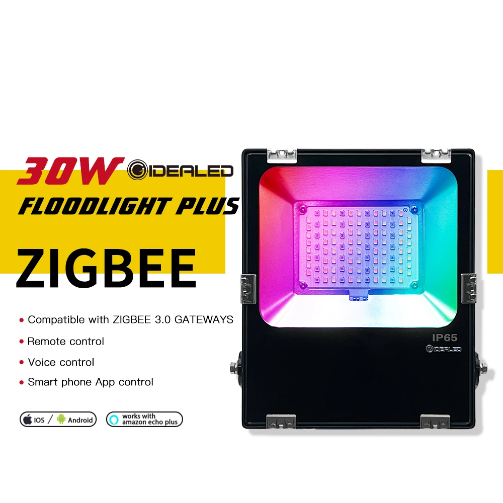 Outdoor-Zigbee-Smart-Garden-LED-FloodLight-RGBCCT-Waterproof-IP65-Grade ...