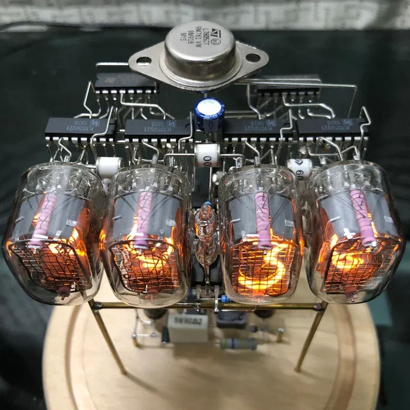 DIY-in12-Nixie-Tube-Clock-Digital-Creative-Silent-Control-Desktop ...