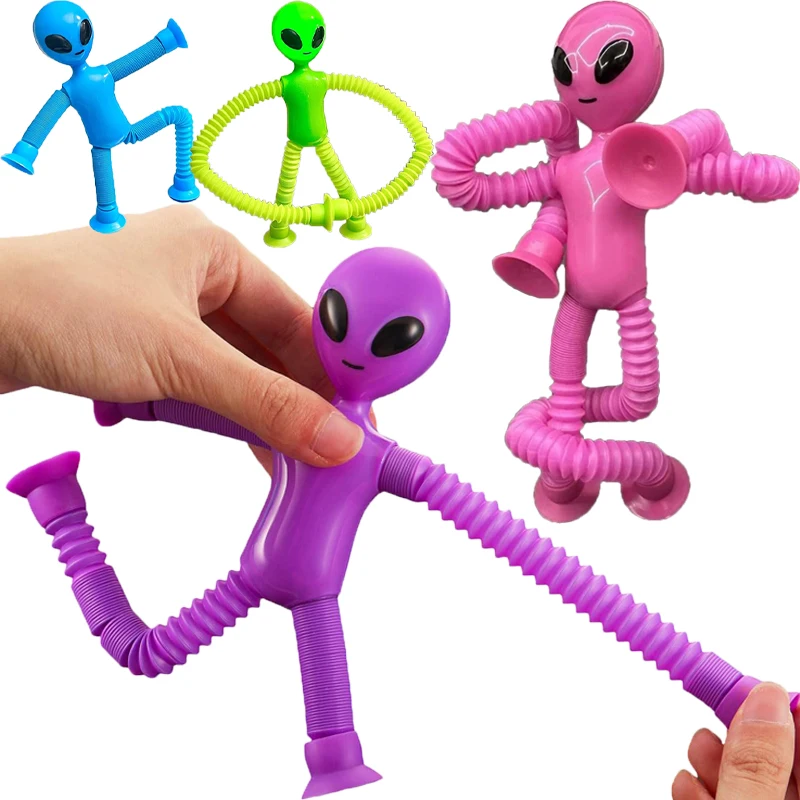 Children-s-Telescopic-Alien-Suction-Cup-Toys-Kids-Pop-Tube-Sensory ...