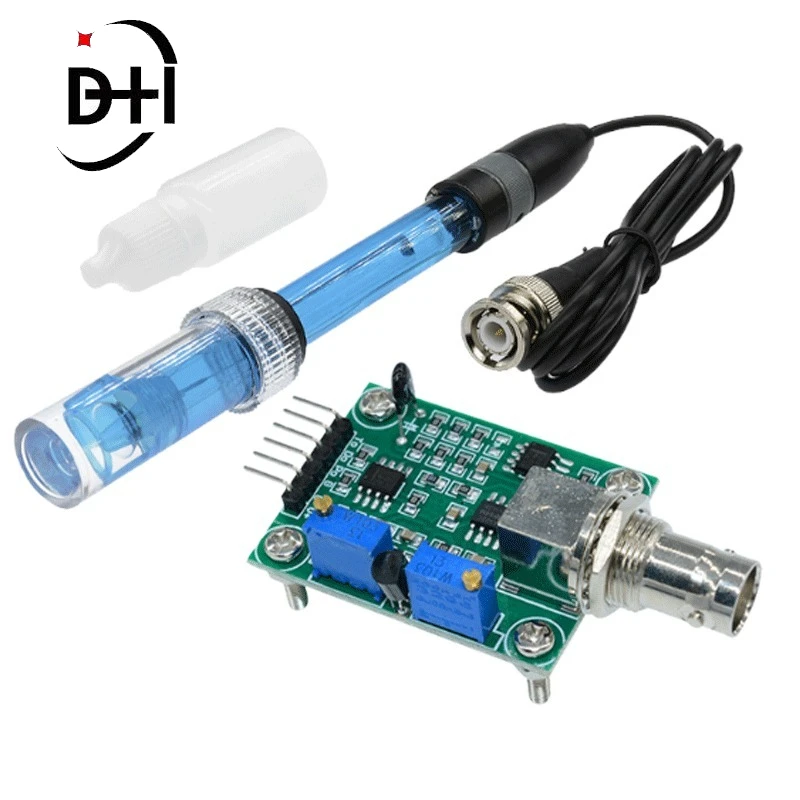 Liquid Ph 0 14 Value Detection Regulator Sensor Module Monitoring Control Meter Tester Bnc Ph