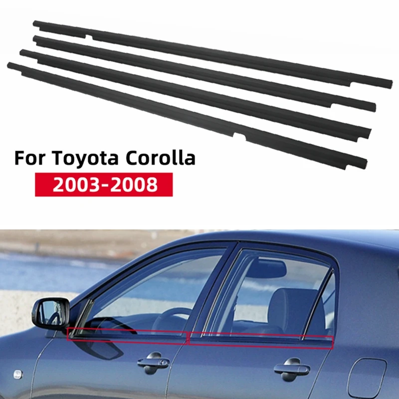 For Toyota Corolla 2003-2008 Car Weatherstrips Weather Strip Windows ...