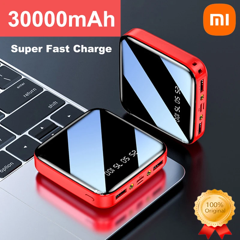 Xiaomi-Mini-Power-Bank-30000mAh-Portable-Super-Fast-Charger-Poverbank ...