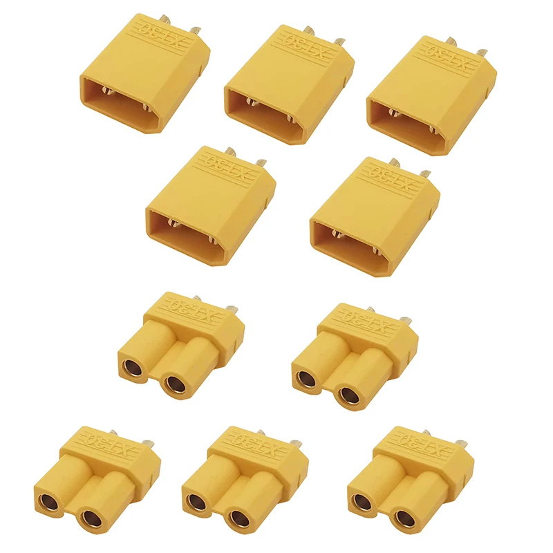 100Pcs-XT30-u-XT-30u-Plug-Male-Female-Bullet-Connector-for-RC-Lipo ...