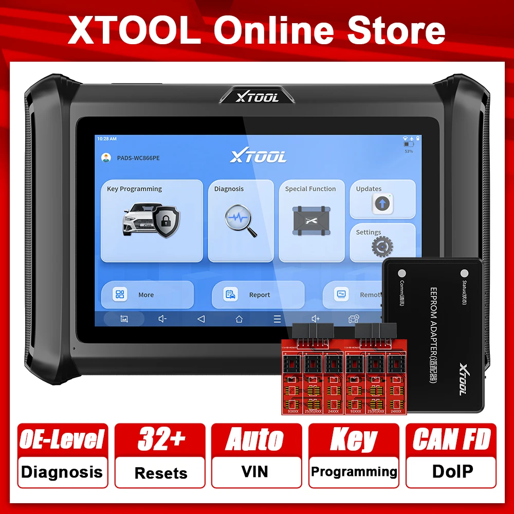 XTOOL-2024-Newest-X100PADS-Automotive-Key-Programming-IMMO-Scan-Tool ...